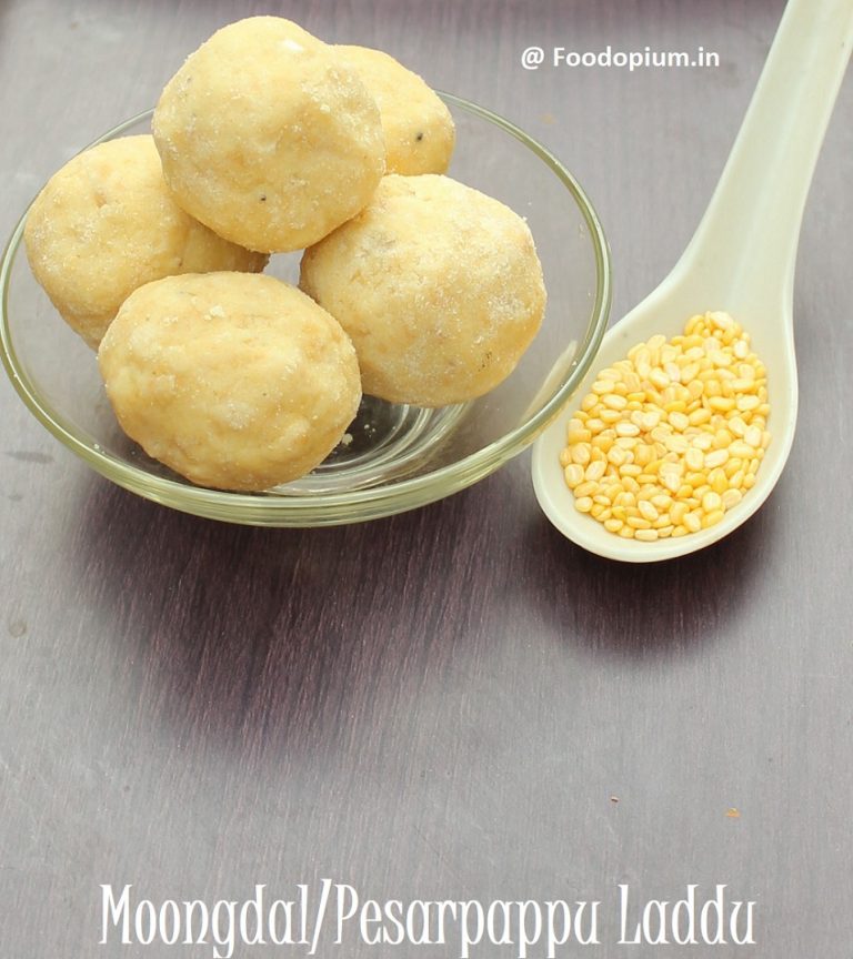 Moong dal Laddu/Laddoo Recipe – Food Opium