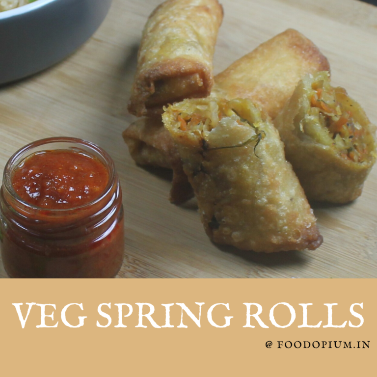 Mushroom Baby Corn Schezwan Fried Rice & Vegetable Spring Rolls – Food ...